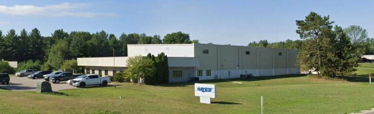 Hayes Manufacturing new building in Fife Lake, Michigan.